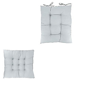 Rocking Chair Cushion Set of 2, Rocking Chair Pads Non Slip Back Patio Rocking Chair Cushions Sets of Upper and Lower with Ties Garden Chaise Lounger Swing Bench Cushion Recliner Mat (A4)