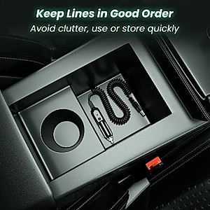 Aprelco Car DC Adapter Compatible with Panasonic KX-TS4100 TS4100B Phone Car Plug Charger Cable PSU