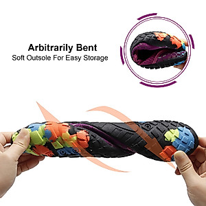 L-RUN Womens Water Sports Shoes for Surfing Walking Yoga Purple M US (Women 8.5, Men 7)=EU39