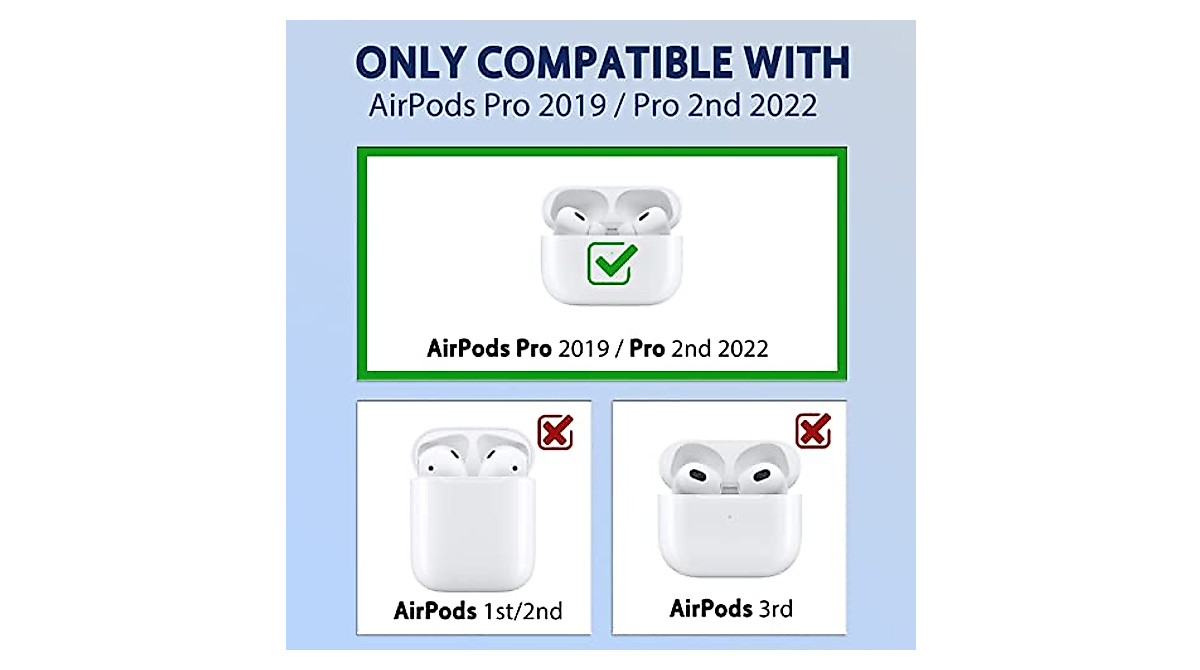 WowChic for AirPods Pro 2019/Pro 2 Case 2022 Soft Silicone Cute 3D ...