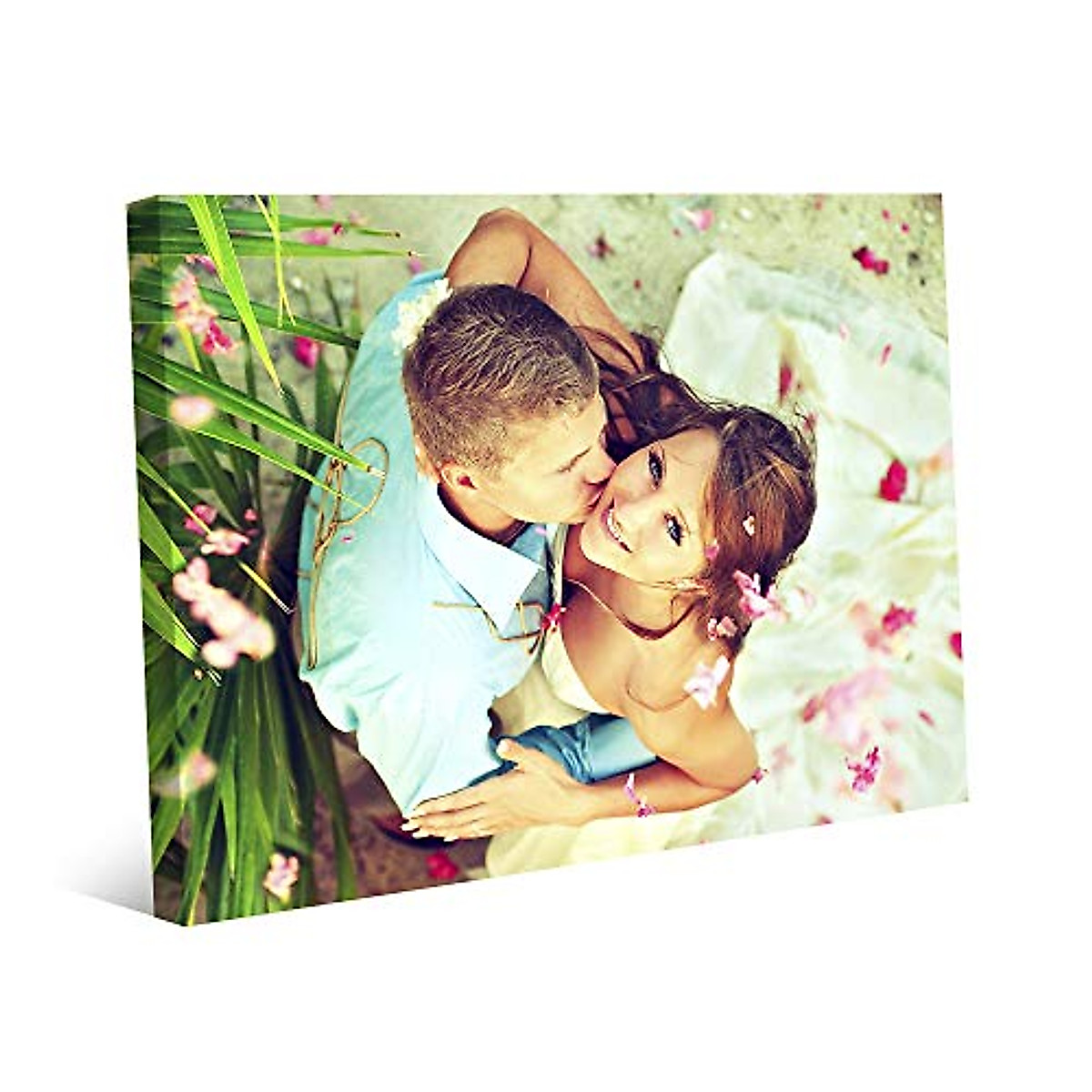 Picture Wall Art Your Photo on Custom Canvas Gallery Wrapped 10 x 8 Horizontal Print Stretched over Standard Wooden Frame