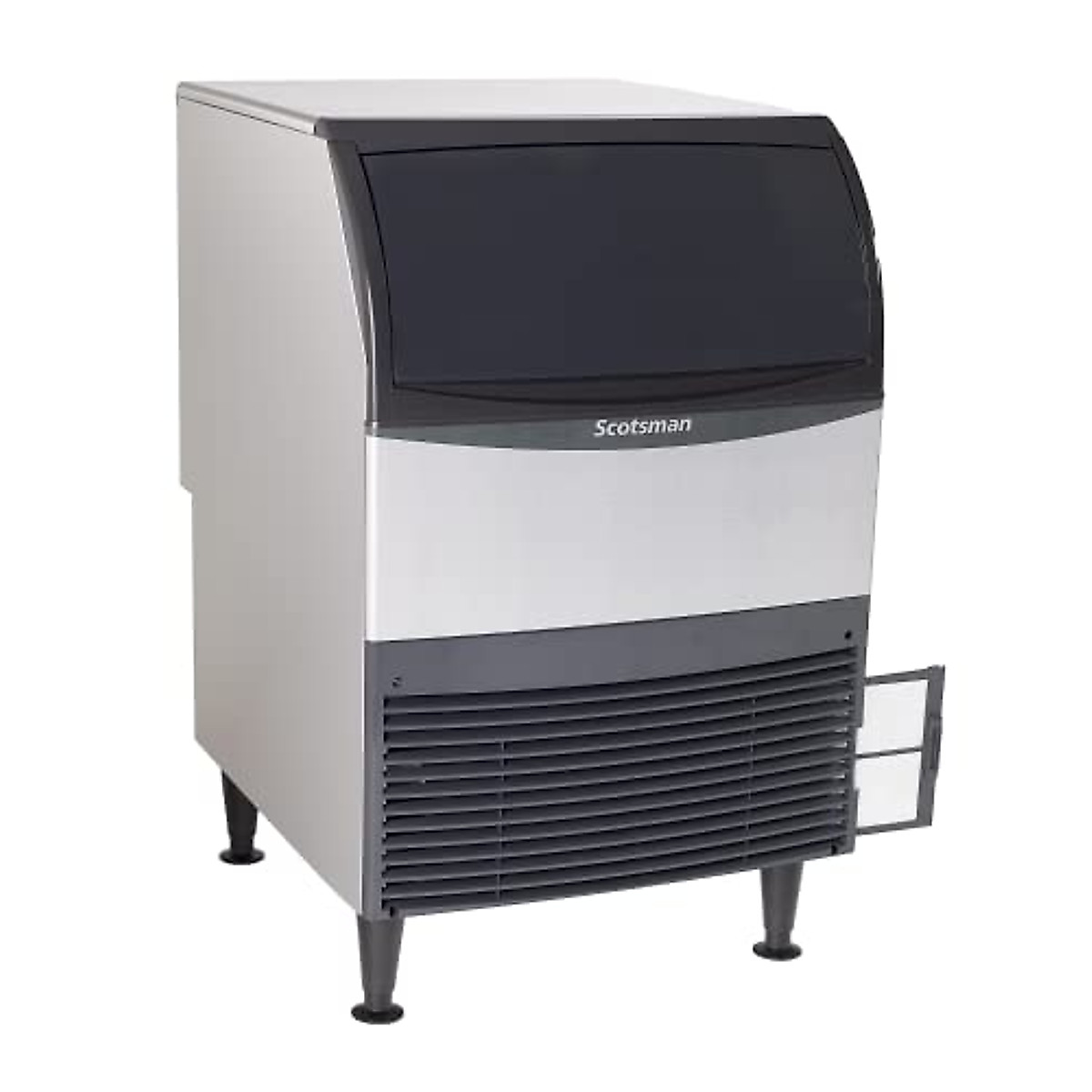 Scotsman UN324A-1 Nugget-Style Ice Maker with Bin, 80-Pound Capacity, Stainless Steel, 115-Volts, NSF