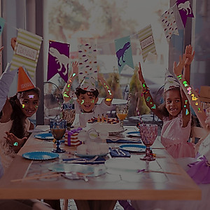 Zonon Dinosaur Temporary Tattoos Glow in The Dark for Kids Party Supplies Dinosaur Tattoos Sticker Luminous Jungle Waterproof Dino Temporary Tattoos for Boys Girls Party Supplies(Glow Style)