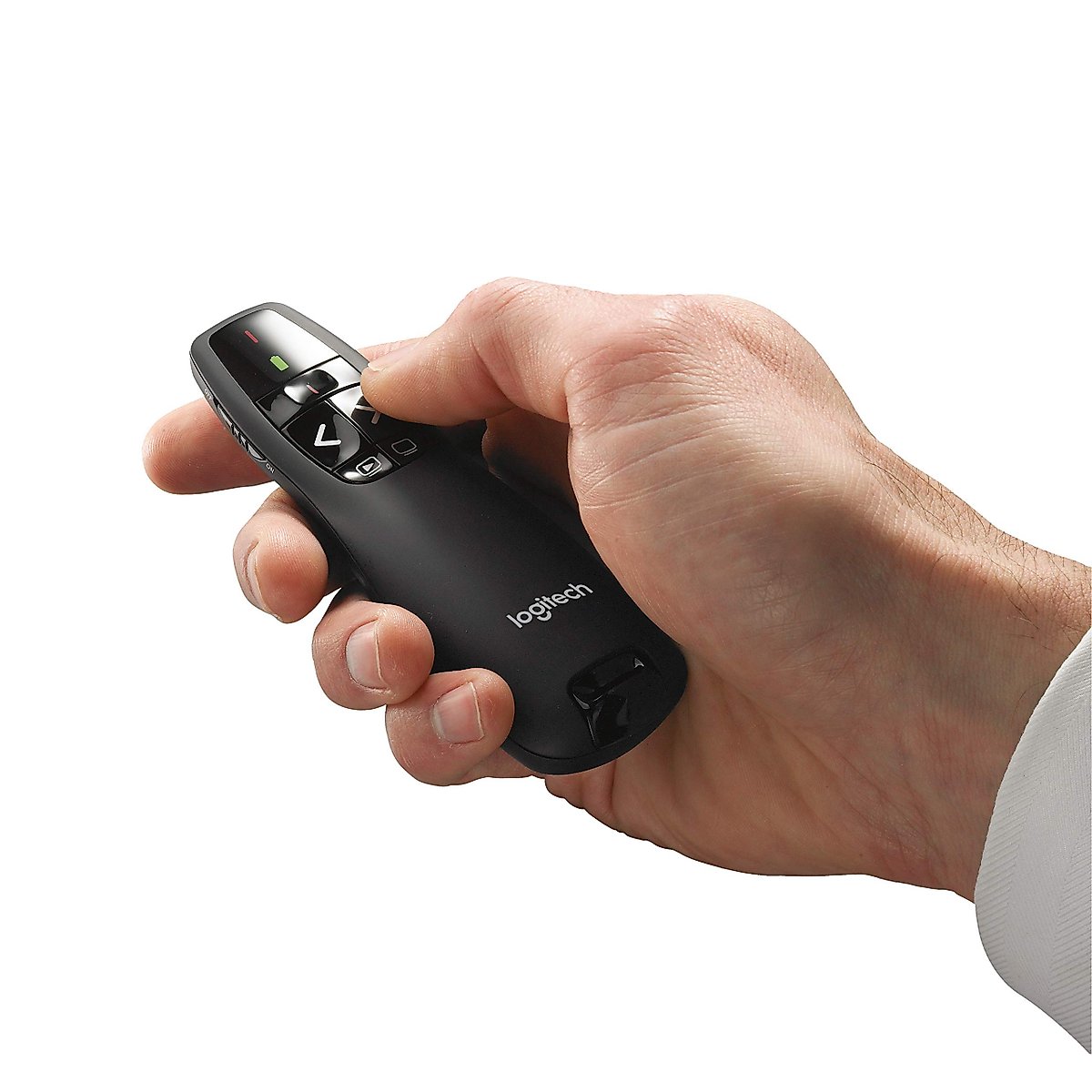 Logitech Wireless Presenter R400, Presentation Wireless Presenter with Laser Pointer (Renewed)