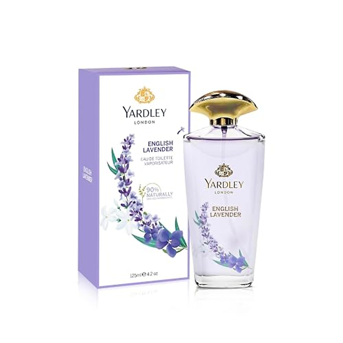Yardley English Lavender by Yardley of London for Women Eau De Toilette Spray, 4.2 Ounce