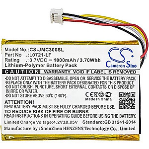XPS Replacement Battery for JBL Clip 3, Clip 3AN, Clip 3SAND PN L0721-LF