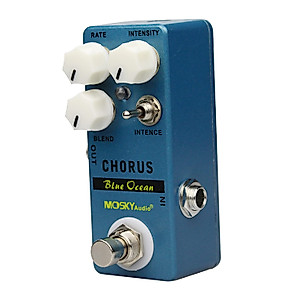 MOSKYAudio Mini Blue Ocean Chorus Guitar Effect Pedal Single Pedal Effect True Bypass
