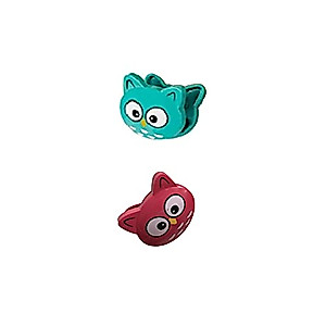 brandname XXhailan Cute Owl Kitchen Clips Food Clips Bag Clips Chip Clips Clothespins Paper Clips Food Clips Bag Clips Clothes Pins for Snacks and Laundry 6 Pcs, Blue