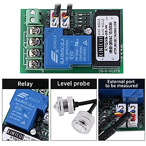 YWBL-WH Liquid Sensor, Double-Level Detection Sensor Module Infrared Liquid Water Level Detection Alarm Contro