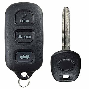 KeylessOption Keyless Entry Remote Control Car Key Fob Replacement for Toyota Camry GQ43VT14T