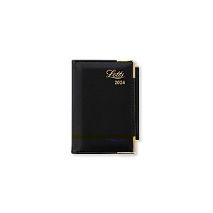 Letts Lexicon Mini Pocket week to view 2024 diary - black