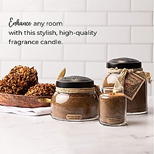A Cheerful Giver - Praline Caramel Sticky Buns Mama Scented Glass Jar Candle (22oz) with Lid & True to Life Fragrance Made in USA