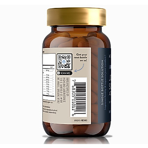 Mt. Angel Vitamins - Joint Solution Advanced, with Curcumin C3 Complex, Glucosamine, Hyaluronic Acid, Bromelain, Collagen Type 2 & MSM, Improves Fluidity & Supports Joint Comfort (60 Capsules)