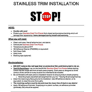 QAA is Compatible with 2011-2013 Volvo S60 4 Piece Stainless Pillar Post Trim PP11385