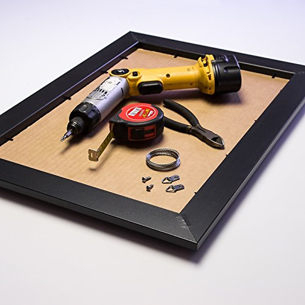 Craig Frames FM26DKW 16 by 20-Inch Picture Frame, Smooth Wrap Finish, 1.26-Inch Wide, Dark Brown