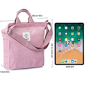 WantGor Large Tote Bag for Woman, Women's Crossbody Shoulder Handbags Big Capacity Shopping Bag (Black)