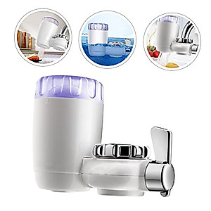 PLAFOPE 2pcs Water Purifier Water Filter Sink House Water Filter Ceramic Water Filter Faucet Water Filter Faucet Filter tap Water Filter Faucet Filtration System Faucet Ceramic Filter