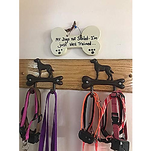 Rustic Heavy Duty Cast Iron Hook Wall Art Décor Hanging Towel Key Coat Rack Durable Iron Hanger Living Room Bathroom Room Kitchen Wall Decoration