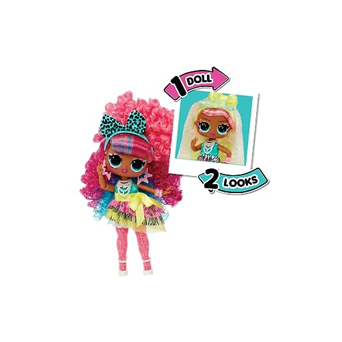 LOL Surprise Tweens Surprise Swap Curls-2-Crimps Cora Fashion Doll with 20+ Surprises Including Styling Head and Fabulous Fashions and Accessories – Great Gift for Kids Ages 4+