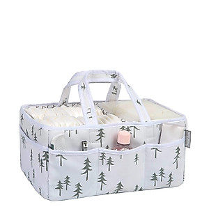 Trend Lab Mountain Baby Storage Caddy For Diaper Changing And Organizer For Newborn Essentials, 12 in x 6 in x 8 in