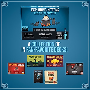 Recipes for Disaster by Exploding Kittens - 2-5 Players - Ages 7+ - 15 Minutes to Play - Deluxe High Stakes Card Game - Ideal for Party, Family Game Night, Kids and Adults