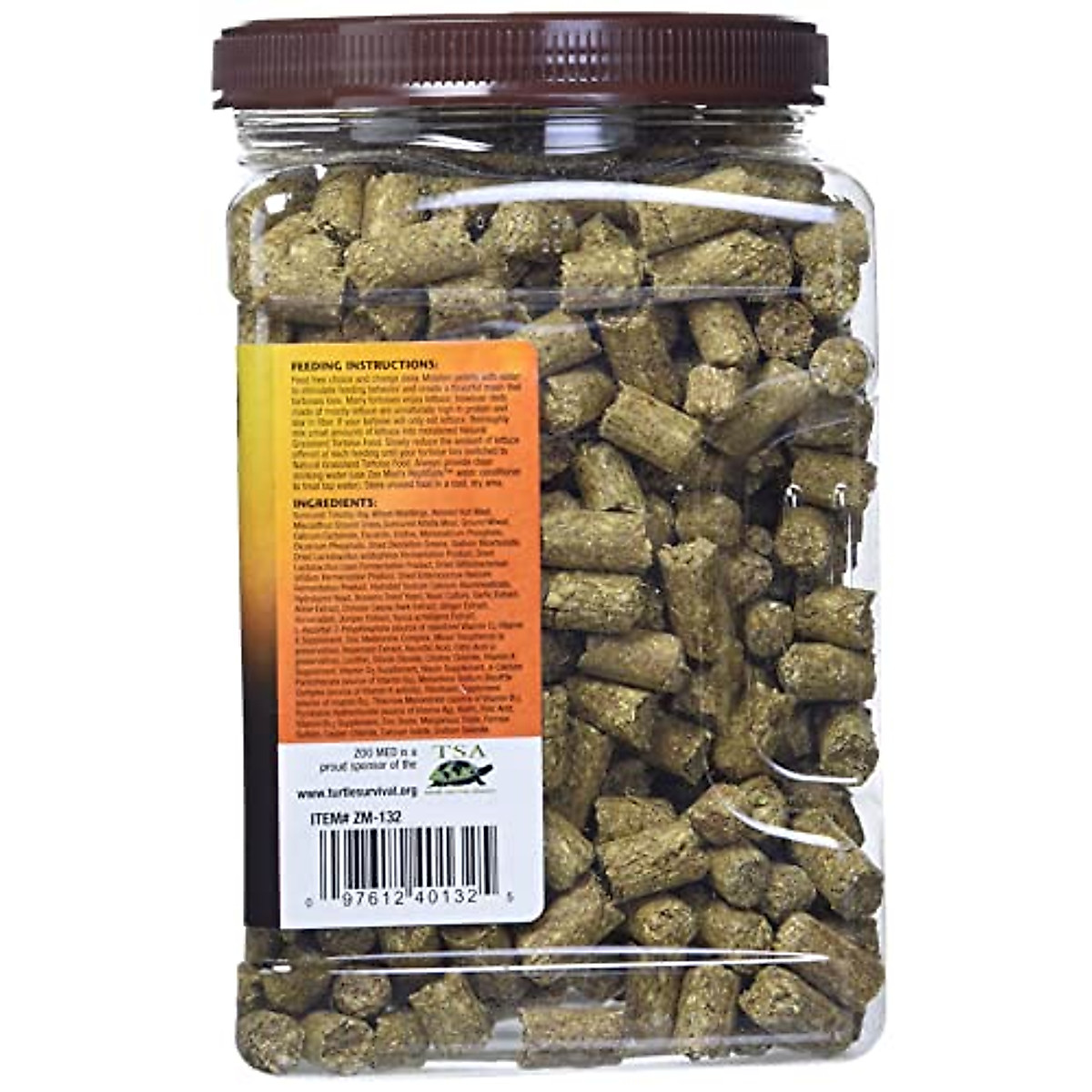 Zoo Med Natural Tortoise Food, 35-Ounce, Grassland