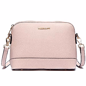 Crossbody Bags for Women, Lightweight Medium Dome Purses and Handbags with Adjustable Strap and Golden Hardwares