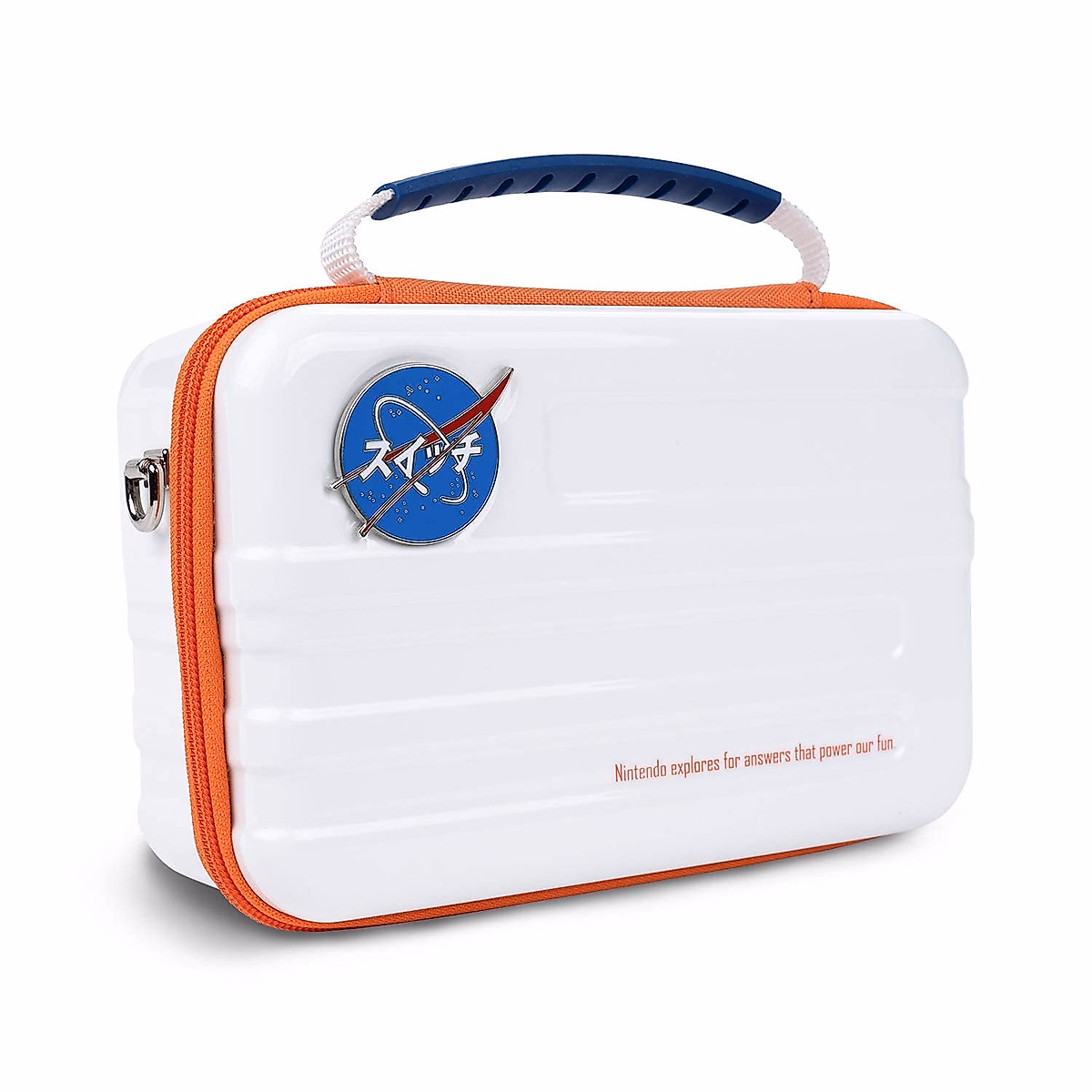 GeekShare Carry Case for Switch/Switch OLED, Protective Travel System Case with 12 Game-Card Slots (Large)