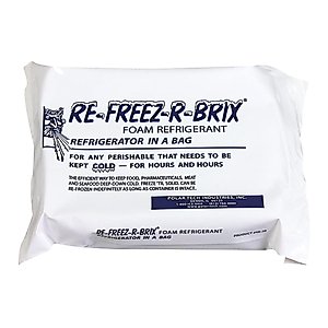 Polar Tech RE-FREEZ-R-BRIX RB28 Foam Refrigerant Packs, 28oz Capacity (Case of 6)