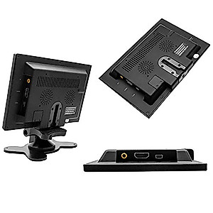 bosstouch 11.6" Inch Security Monitor HDMI/BNC/AV/VGA/USB Input 1366x768 IPS Resolution Touch Buttons Mini Video Camera Audio Monitors & Displays TV Screen