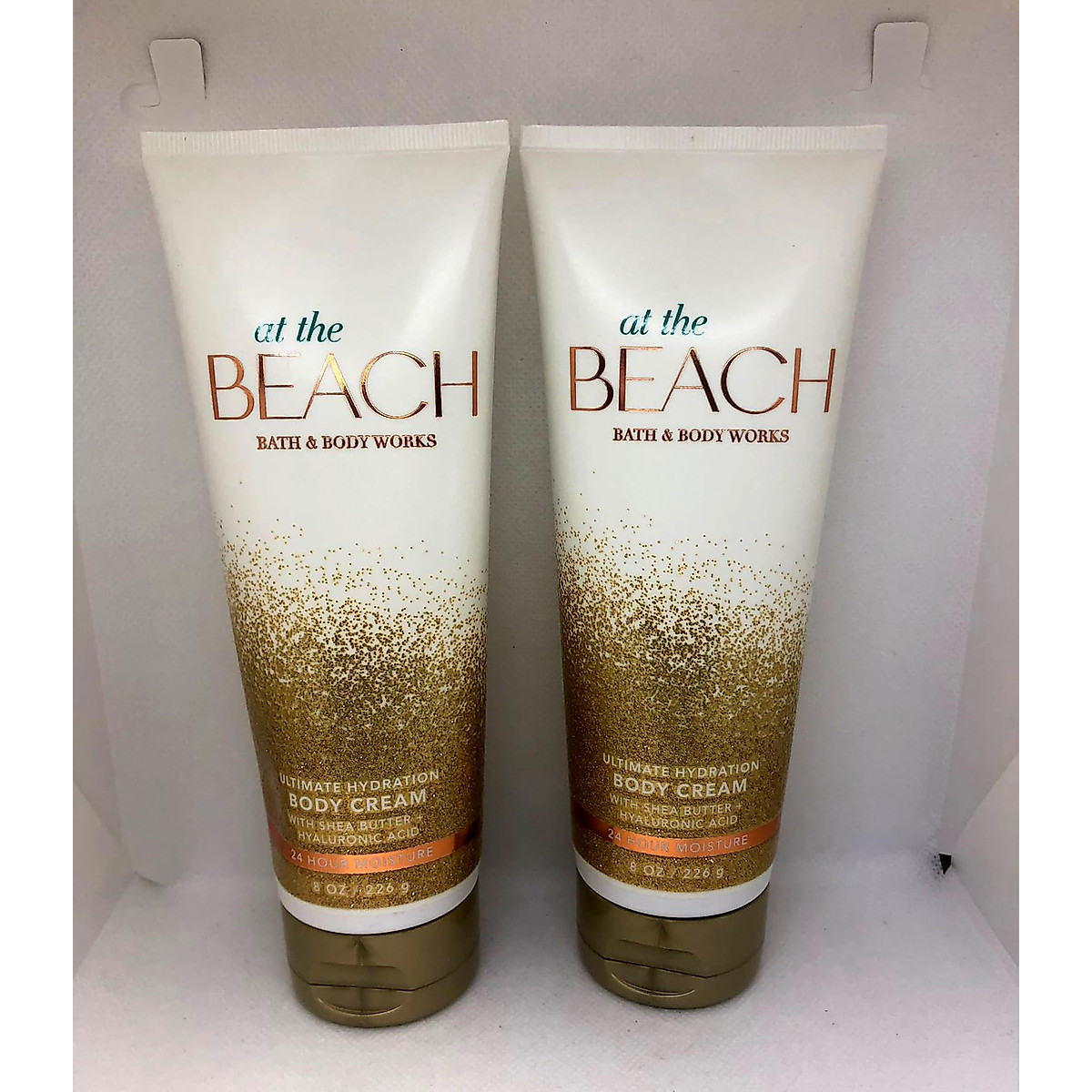 Bath and Body Works 2 Pack At The Beach Ultra Shea Body Cream 8 Oz.