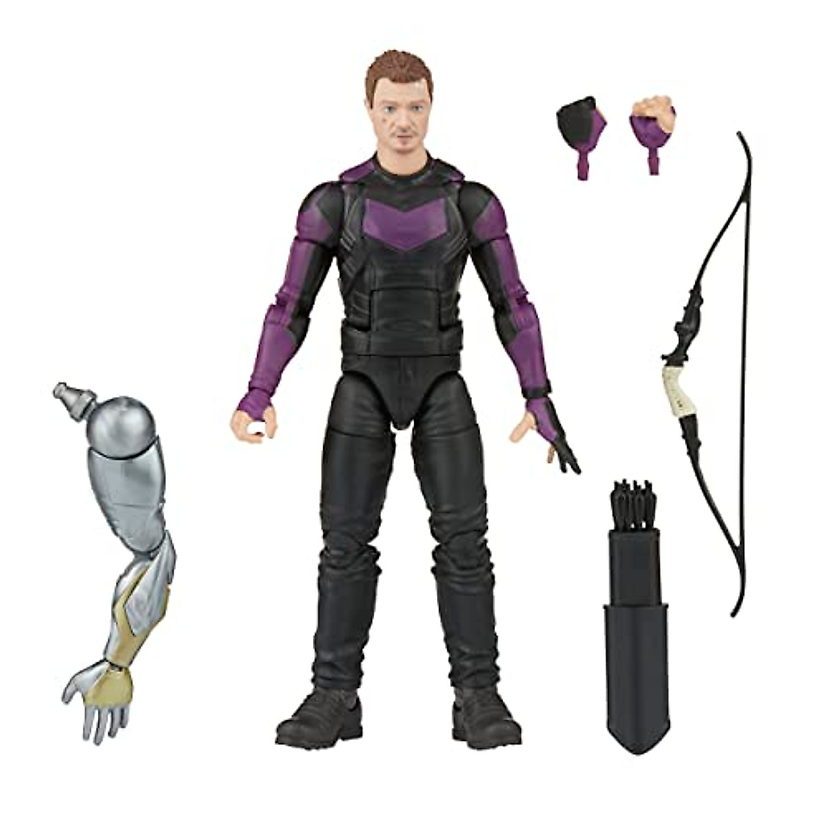 Marvel Legends Series MCU Disney Plus Marvel’s Hawkeye Action Figure 6-inch Collectible Toy, 4 Accessories and 1 Build-A-Figure Part