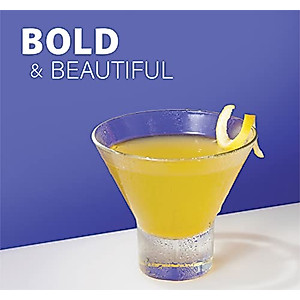 Godinger Martini Glasses, Cocktail Glasses, Italian Made Martini Glass Cocktail Glass Set of 4, 8oz, Made in Italy