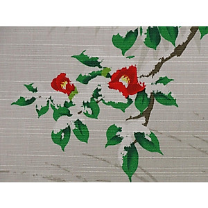 Furoshiki Wrapping Cloth Camellia Blanketed in Snow Motif Japanese Fabric 50cm