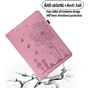 Case for iPad Mini 5 (5th Generation 7.9" 2019), Cover for iPad Mini 4,4th Generation 7.9" 2015, PU Leather Cover with Auto Sleep Wake for iPad Mini 1/Mini 2/Mini 3, Pink