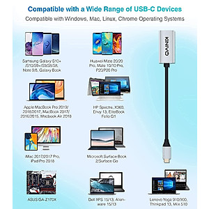 Kinivo 710UC USB-C Hub with USB C to HDMI Adapter - 25CM (4K 60Hz, 7 Ports- 3 USB 3.0 Ports, HDMI Port, 100W PD, SD and TF Card Readers)