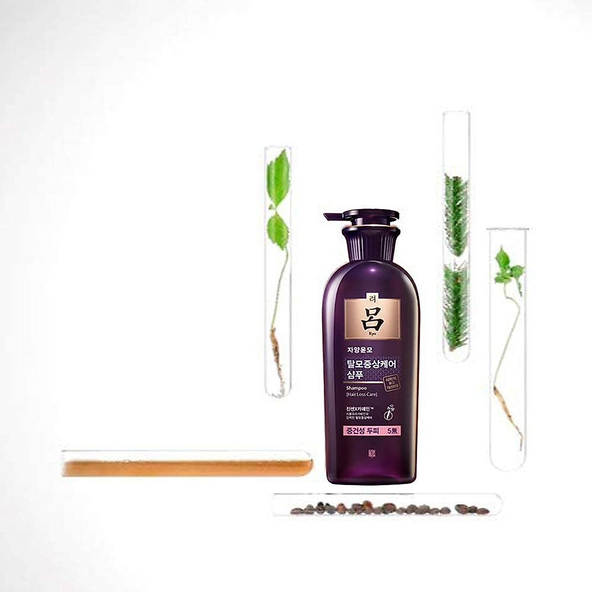 RYO Hair Loss Shampoo for Normal & Dry Scalp Care - 400ml (13.5oz) Gentle Formula, Anti-Dandruff, Scalp Cleansing, Moisturizing, and Volumizing