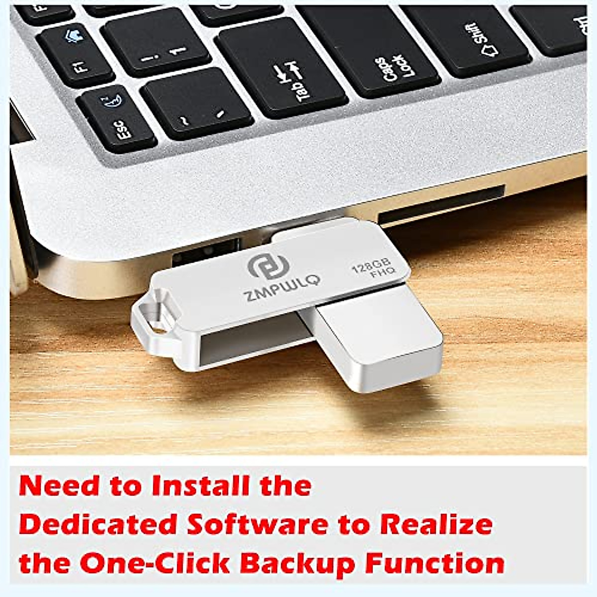 Computer-Photos-Backup-Photo-Stick 128GB Easy One Click Backup-Thumb-Drive Photo-Storage-Device-for-Computer Laptop PC Memory USB Flash Photo Finder Sticks Pictures Mac Transfer Album Keeper Windows