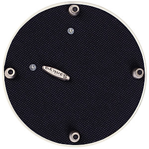 Cottage Garden Dance Sing Live Everyday Matte White Petite Round Jewelry Music Box Plays Irish Lullaby