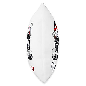 Bostie Mom Gift Bostie Mom for Boston Terrier Dogs Lovers Throw Pillow, 16x16, Multicolor