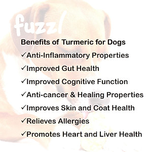 Fuzzl Premium Yak Cheese Himalayan Dog Chews with Superfood Turmeric - 6 Bars Small Natural Dog Treats Milkbone Yak Chews No Hide Dog Food Long Lasting Dog Dental Sticks Milk Chews Cheese Stick