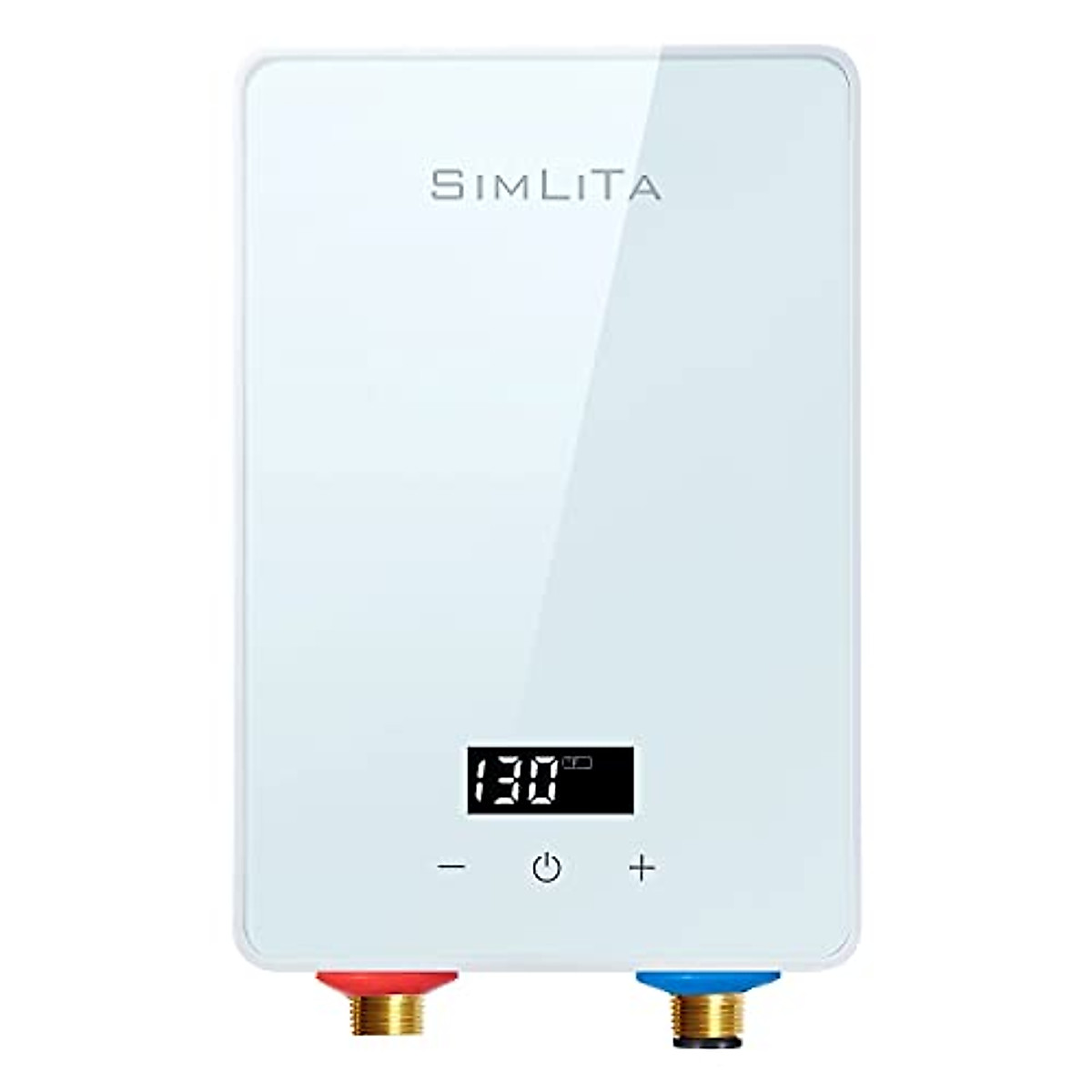 Electric Tankless Water Heater, 6.5kw 240V On-Demand Hot Water Heater for Shower, Instant Water Heater Digital Display,Point-of-Use Endless 1.6 GPM for Kitchen Washing Hand Washing Shower Bathroom