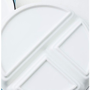 Ceramic Cartoon Cat Round Divided Plate Dinner Plate Luncheon Plate Salad Plate