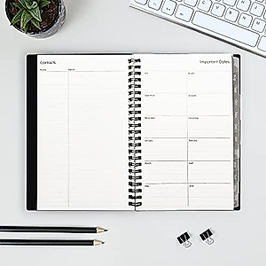 Blue Sky 2023-2024 Academic Year Weekly and Monthly Planner, 5" x 8", Flexible Cover, Wirebound, Enterprise (144720)