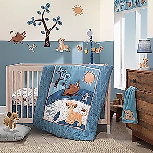 Lambs & Ivy Lion King Adventure Fitted Crib Sheet, Multicolor