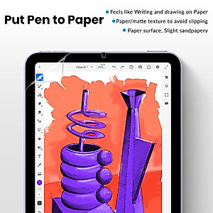 XIRON [2 PACK] Paper Screen Protector for iPad mini 7 (A17 Pro)/ iPad Mini 6 (2021, 8.3 inch), Matte PET Film for iPad Mini 6th Generation, Write and Draw Like on Paper, Anti-Glare Screen Protector