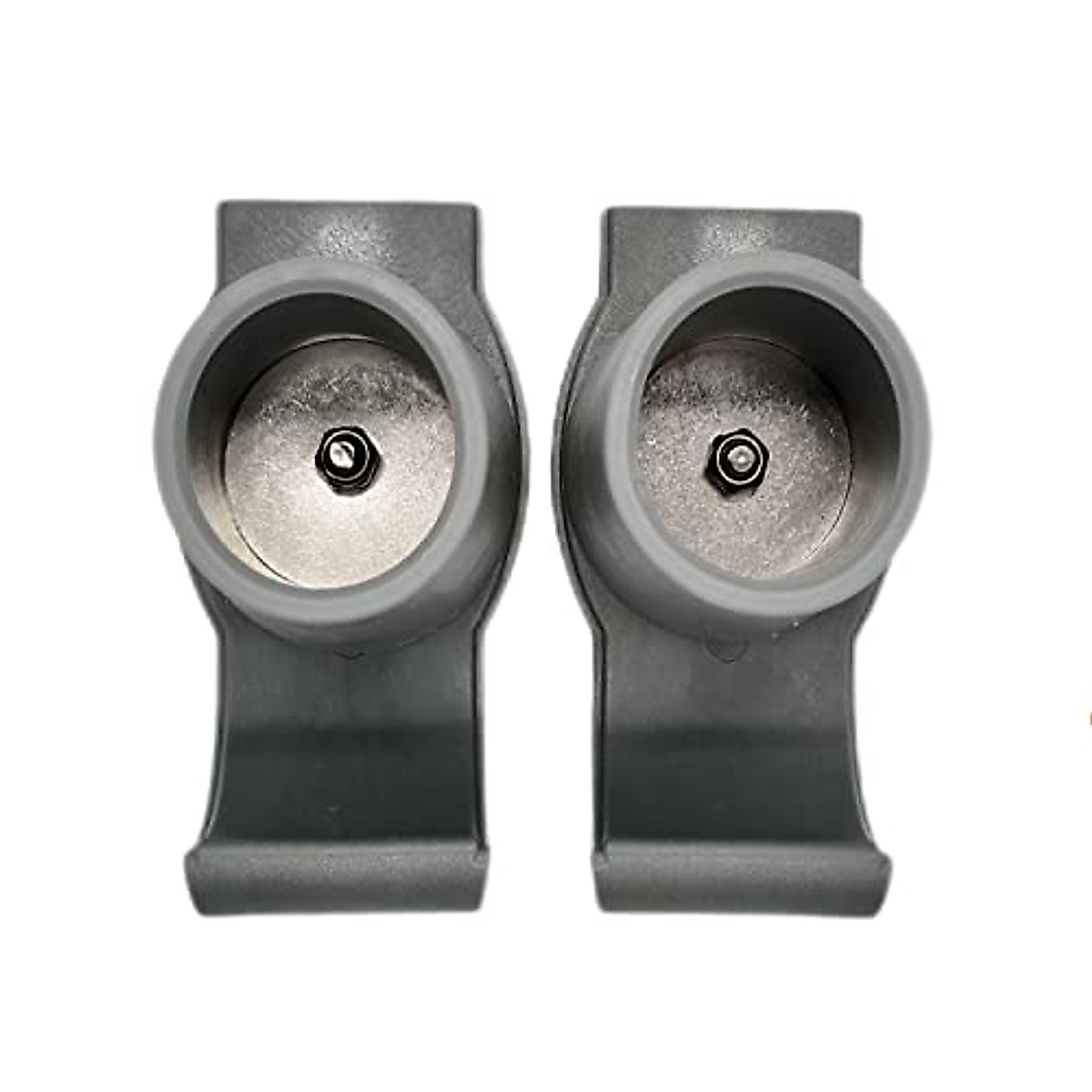 ComsenMed Walker Glide Skis, Universal Fit, Extra Durable,for 1 1/8 Inch Tubes,Universal Replacement Glide Caps,Heavy Duty Walker Coaster Skis for,Walker Parts,Walker Tips,(Gray) 1 Pair