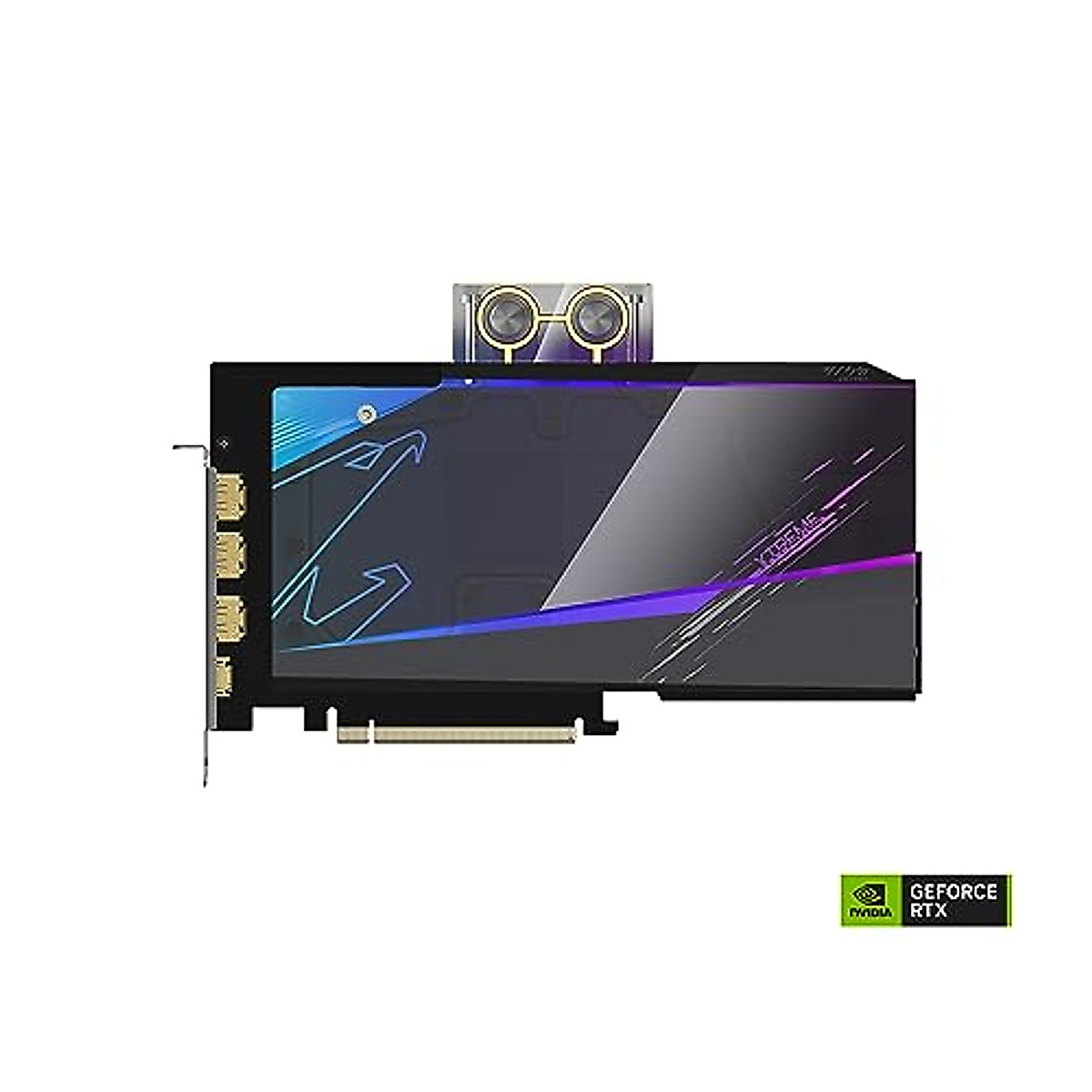Gigabyte AORUS GeForce RTX 4070 Ti 12GB Xtreme WATERFORCE WB Graphics Card, WATERFORCE Water Block Cooling System, 12GB 192-bit GDDR6X, GV-N407TAORUSX WB-12GD Video Card