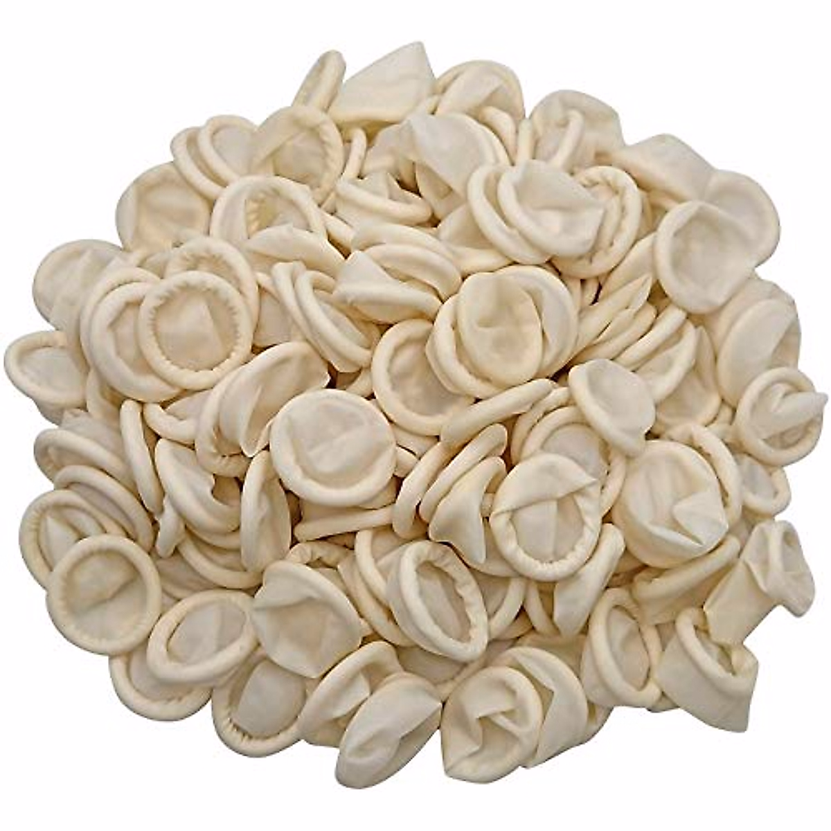 Medium Latex Finger Cots Anti Static Rubber Fingertip Protective Finger Cots for Electronic Repair, Handmade Apply, 600 Pcs