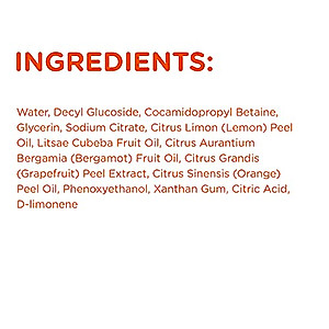 Sapadilla Grapefruit + Bergamot High Efficiency (he) Biodegradable Laundry Detergent Liquid , 32 Ounce